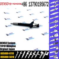 China 095000-6110 for Toyota Avensis 2.2 D 2AD-FTV 0950006110 095000 6110 Genuine Fuel Injector 23670-09130 for sale