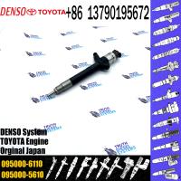 China 095000-6110 for Toyota Avensis 2.2 D 2AD-FTV 0950006110 095000 6110 Genuine Fuel Injector 23670-09130 for sale