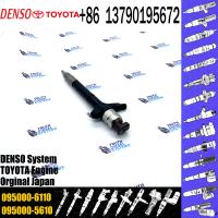 China 095000-6110 for Toyota Avensis 2.2 D 2AD-FTV 0950006110 095000 6110 Genuine Fuel Injector 23670-09130 for sale