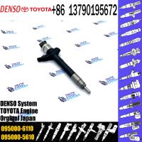 China 095000-6110 for Toyota Avensis 2.2 D 2AD-FTV 0950006110 095000 6110 Genuine Fuel Injector 23670-09130 for sale
