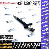China injector nozzle 23670-0R020 23670-0R170 23670-0R120 injector for Toyota 2AD-FTV fuel injector 095000-6040 095000-6230 for sale