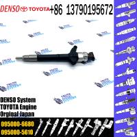 China injector nozzle 23670-0R130 23670-09230 injector for Toyota 1AD-FTV 2AD-FTV common rail injector 095000-7320 095000-6680 for sale