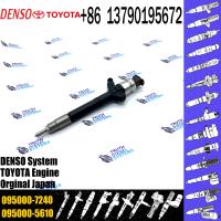 China High Quality 2AD-FTV Diesel Fuel Nozzle Injector 095000 7240 0950007240 Common Rail Injector 095000-7240 for Toyota for sale