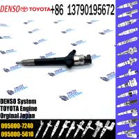 China High Quality 2AD-FTV Diesel Fuel Nozzle Injector 095000 7240 0950007240 Common Rail Injector 095000-7240 for Toyota for sale
