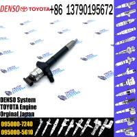 China High Quality 2AD-FTV Diesel Fuel Nozzle Injector 095000 7240 0950007240 Common Rail Injector 095000-7240 for Toyota for sale