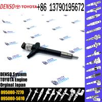 China Diesel Common Rail Fuel Injector 095000-7640 095000-7630 095000-7280 095000-7270 for TOYO-TA 23670-0R170 23670-09290 for sale
