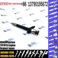 China Diesel Common Rail Fuel Injector 095000-7640 095000-7630 095000-7280 095000-7270 for TOYO-TA 23670-0R170 23670-09290 for sale