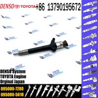 China Diesel Common Rail Fuel Injector 095000-7640 095000-7630 095000-7280 095000-7270 for TOYO-TA 23670-0R170 23670-09290 for sale
