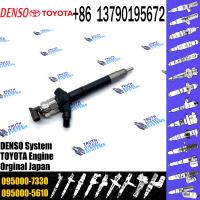 China High Quality Diesel Common Rail Injector Nozzle 095000-7330 23670-09230 For TOY0TA RAV4 2.0 D Engine for sale