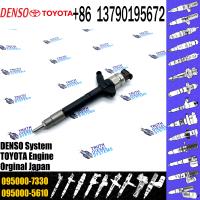 China High Quality Diesel Common Rail Injector Nozzle 095000-7330 23670-09230 For TOY0TA RAV4 2.0 D Engine for sale