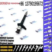 China injector nozzle 23670-0R160 095000-7600 injector for Toyota 2AD-FTV Avensis common rail injector 23670-0R160 095000-7600 for sale