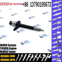 China injector nozzle 23670-0R160 095000-7600 injector for Toyota 2AD-FTV Avensis common rail injector 23670-0R160 095000-7600 for sale