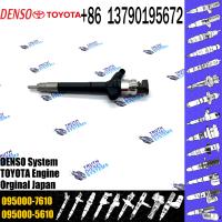 China High Quality Common Rail Injector 095000-7250 095000-7600 095000-7610 for 1VD Diesel Nozzle Assembly for sale