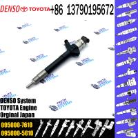 China High Quality Common Rail Injector 095000-7250 095000-7600 095000-7610 for 1VD Diesel Nozzle Assembly for sale