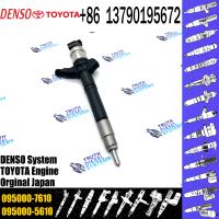 China High Quality Common Rail Injector 095000-7250 095000-7600 095000-7610 for 1VD Diesel Nozzle Assembly for sale
