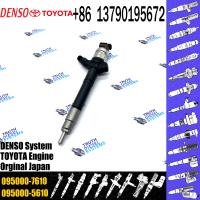China High Quality Common Rail Injector 095000-7250 095000-7600 095000-7610 for 1VD Diesel Nozzle Assembly for sale