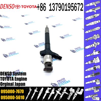 China diesel fuel engine injector 095000-7670 23670-09280 for engine high pressure pump engine injection injector 095000-7670 for sale