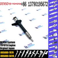 China diesel fuel engine injector 095000-7670 23670-09280 for engine high pressure pump engine injection injector 095000-7670 for sale
