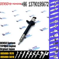 China diesel fuel engine injector 095000-7670 23670-09280 for engine high pressure pump engine injection injector 095000-7670 for sale