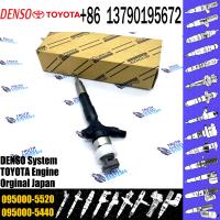 China High Quality diesel fuel injector 095000-5520 For TOYOTA HILUX 2KD-FTV 23670-0L010 for sale