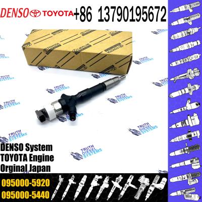 China Common Rail Injector 23670-30110 095000-6180 095000-5920 for Diesel Engine 1KD-FTV for sale