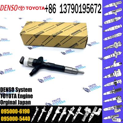China Common Rail Fuel Injector 23670-09060 23670-0L010 095000-6190 for Diesel Engine 2KD-FTV D4D for sale