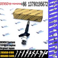 China diesel fuel common rail injector 23670-0L090 295050-0180 for TOYOTA 2KD-FTV for sale