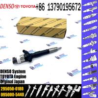 China diesel fuel common rail injector 23670-0L090 295050-0180 for TOYOTA 2KD-FTV for sale