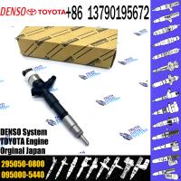 China New Common Rail Injector 295050-0800 295050-0801 295050-0802 for 1KD 2KD Diesel Nozzle Assembly High Quality for sale
