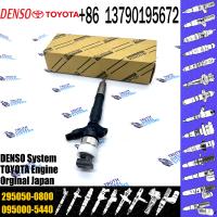 China New Common Rail Injector 295050-0800 295050-0801 295050-0802 for 1KD 2KD Diesel Nozzle Assembly High Quality for sale