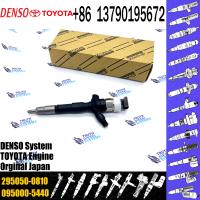 China Diesel Common Rail Fuel Injector 23670-0L110 295050-0810 for Densos Toyota 2KD FTV Engine for sale
