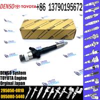 China Diesel Common Rail Fuel Injector 23670-0L110 295050-0810 for Densos Toyota 2KD FTV Engine for sale