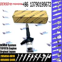 China Diesel Common Rail Fuel Injector 23670-0L110 295050-0810 for Densos Toyota 2KD FTV Engine for sale