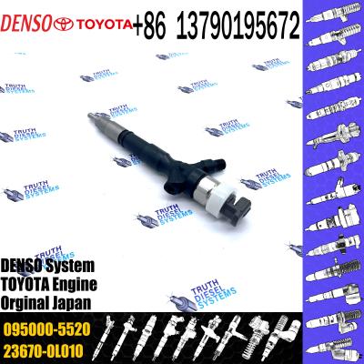 China 23670-0L010 diesel fuel injector for 095000-5520 For 0950005520 TOYOTA HILUX 2KD-FTV for sale