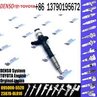 China 23670-0L010 diesel fuel injector for 095000-5520 For 0950005520 TOYOTA HILUX 2KD-FTV for sale