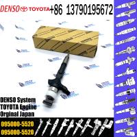 China High Quality diesel fuel injector 095000-5520 For TOYOTA HILUX 2KD-FTV 23670-0L010 for sale