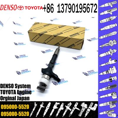 China High Quality diesel fuel injector 095000-5520 For TOYOTA HILUX 2KD-FTV 23670-0L010 for sale