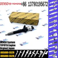 China High Quality diesel fuel injector 095000-5520 For TOYOTA HILUX 2KD-FTV 23670-0L010 for sale