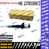 China High Quality diesel fuel injector 095000-5520 For TOYOTA HILUX 2KD-FTV 23670-0L010 for sale