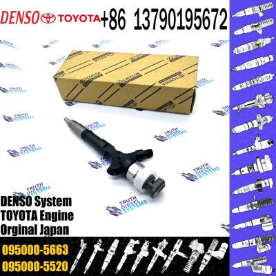 China high quality diesel engine Fuel common rail injector 095000-5663 23670-39095/39096 23670-30050 for sale