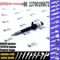 China common rail injector 095000-7390 095000-6190 for toyota truck diesel pump injector 23670-30100 for toyota high pressure for sale