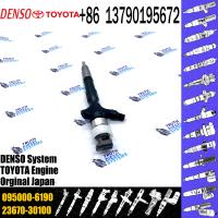 China common rail injector 095000-7390 095000-6190 for toyota truck diesel pump injector 23670-30100 for toyota high pressure for sale