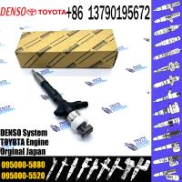 China TOYOTA 2KD 2KD-FTV common rail injector 095000-5881 23670-30050 for toyota hiace diesel fuel injector 23670-30050 095000 for sale