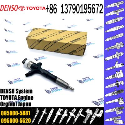 China Common Rail Injector 095000-5880 095000-5881 095000-5660 23670-30050 23670-39096 23670-39095 For TOYOTA 2KD-FTV Engine for sale