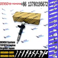 China Common Rail Injector 095000-5880 095000-5881 095000-5660 23670-30050 23670-39096 23670-39095 For TOYOTA 2KD-FTV Engine for sale