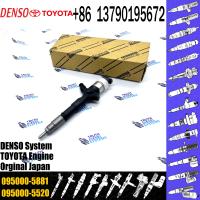 China Common Rail Injector 095000-5880 095000-5881 095000-5660 23670-30050 23670-39096 23670-39095 For TOYOTA 2KD-FTV Engine for sale