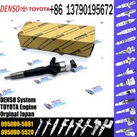 China Common Rail Injector 095000-5880 095000-5881 095000-5660 23670-30050 23670-39096 23670-39095 For TOYOTA 2KD-FTV Engine for sale