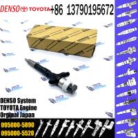 China 1KD-FTV Common Rail Fuel Nozzle Injector 095000-6180 095000-5890 For TOYOTA 23670-30080 for sale