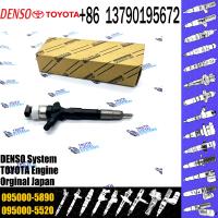 China 1KD-FTV Common Rail Fuel Nozzle Injector 095000-6180 095000-5890 For TOYOTA 23670-30080 for sale