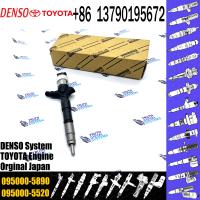 China 1KD-FTV Common Rail Fuel Nozzle Injector 095000-6180 095000-5890 For TOYOTA 23670-30080 for sale